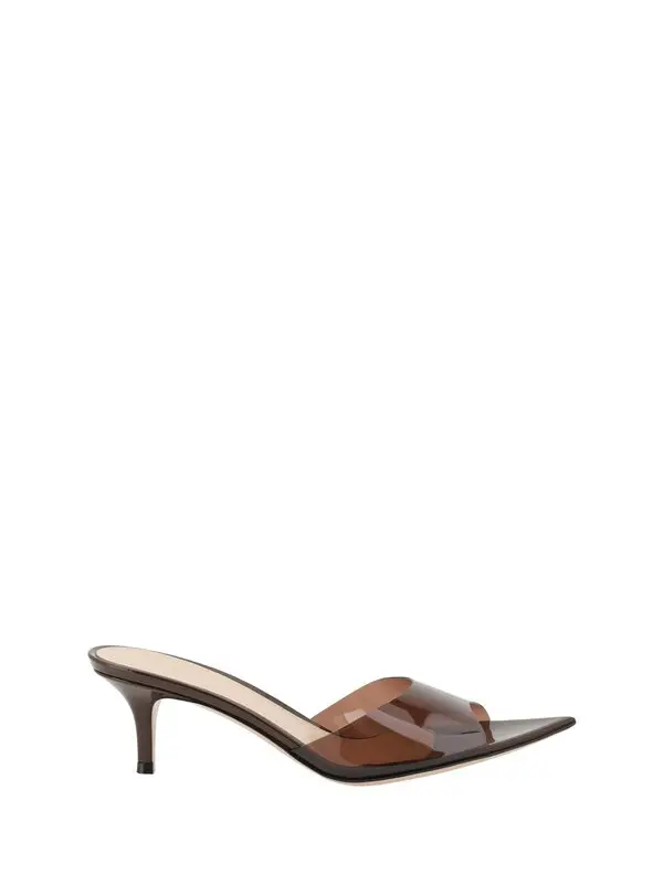 GIANVITO ROSSI Elle Sandals - Brown
