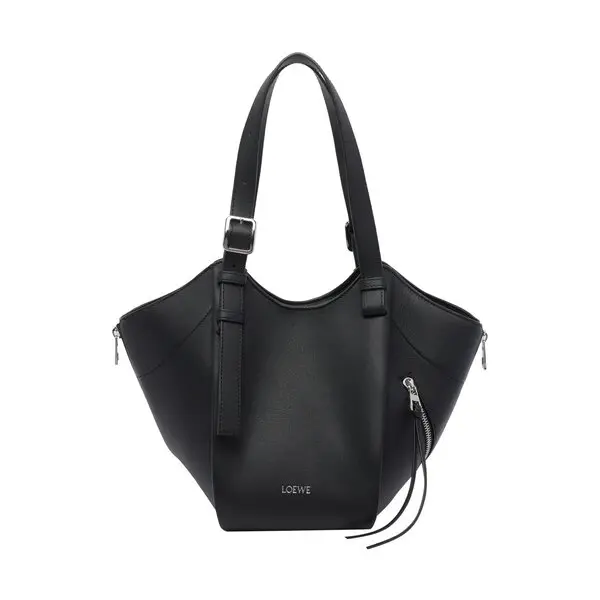 Loewe Hammock Flip Shoulder Bag - Black