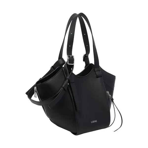 Loewe Hammock Flip Shoulder Bag - Black
