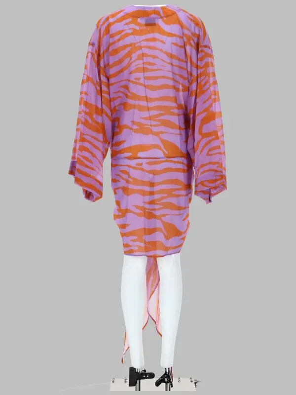 Attico Mini Wrap Dress - Multicolor