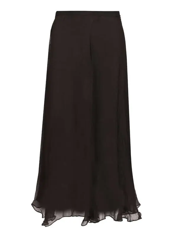 Isabel Marant Étoile Printed Muslin Skirt - Black