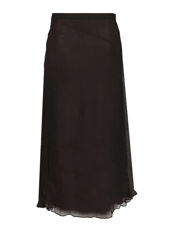 Isabel Marant Étoile Printed Muslin Skirt - Black