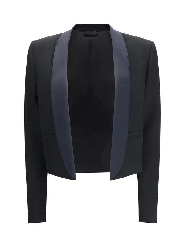 TOM FORD Cropped Single-breasted Jacket With Shawl Lapels
