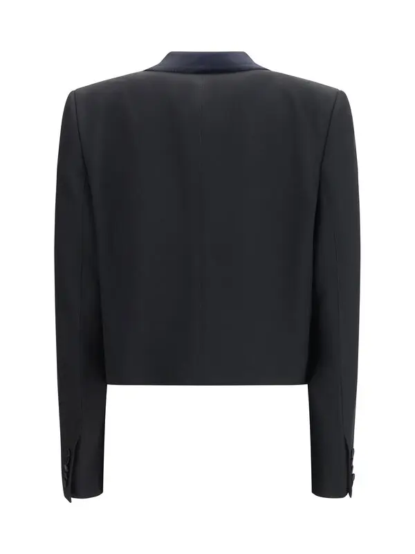TOM FORD Cropped Single-breasted Jacket With Shawl Lapels