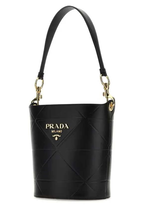 Prada Vitello Leather Bucket Bag