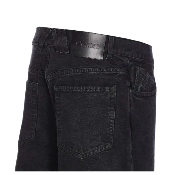 Attico Wide Leg Cut-out Jeans