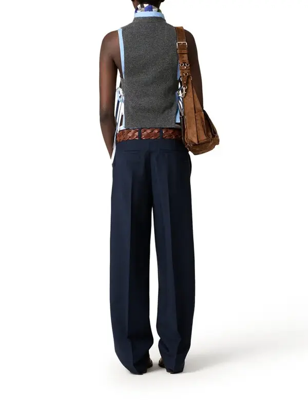 Miu Miu Cashmere Cardigan Vest - Multicolor