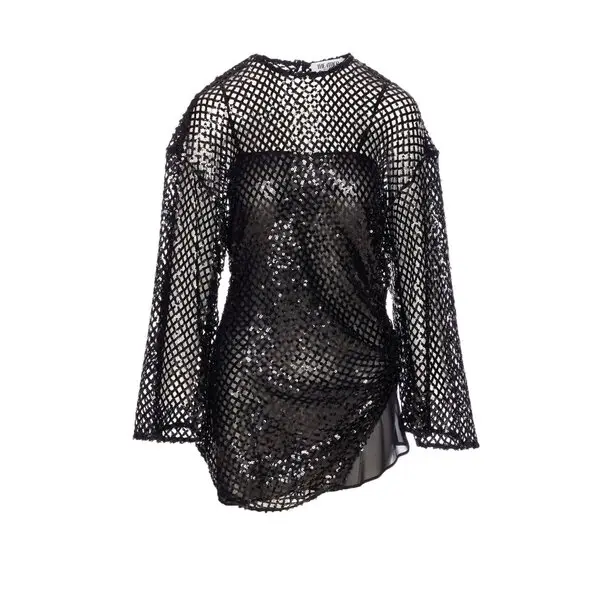 Attico Sequin-embellished Mini Dress