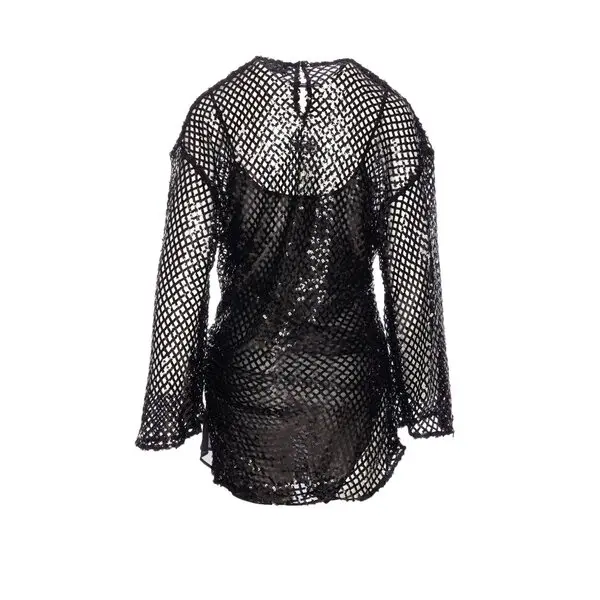 Attico Sequin-embellished Mini Dress