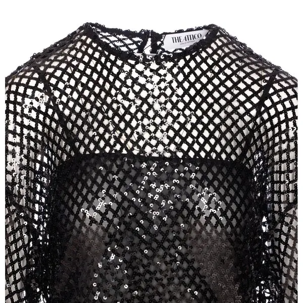 Attico Sequin-embellished Mini Dress