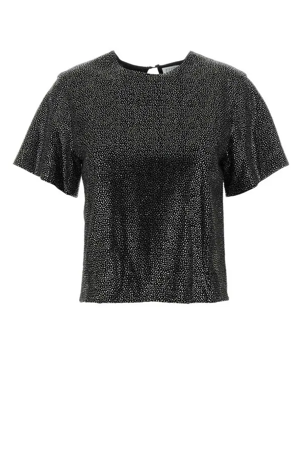 Giuseppe Di Morabito Embellished Viscose T-shirt - Black