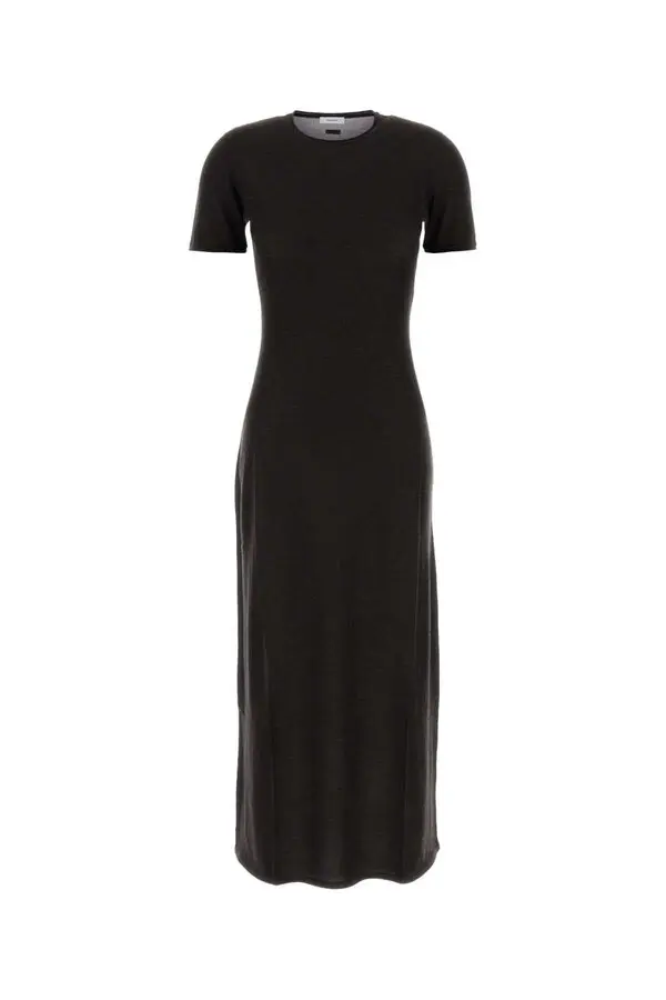 FERRAGAMO Salvatore Cashmere Blend Dress - Brown