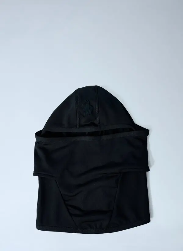 Moncler Logo Motif Balaclava - Black