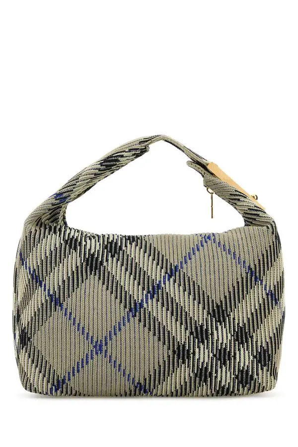 Burberry Embroidered Nylon Medium Handbag - Multicolor