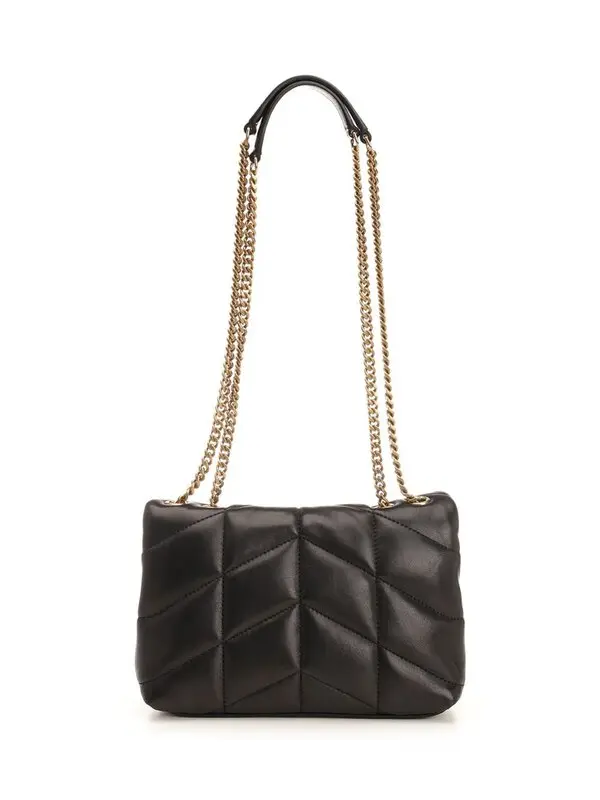 Saint Laurent Mini Loulou Puffer Bag - Black