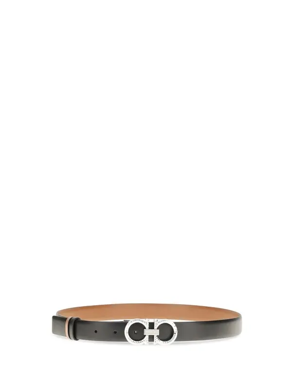 FERRAGAMO Reversible And Adjustable Gancini Belt - Multicolor