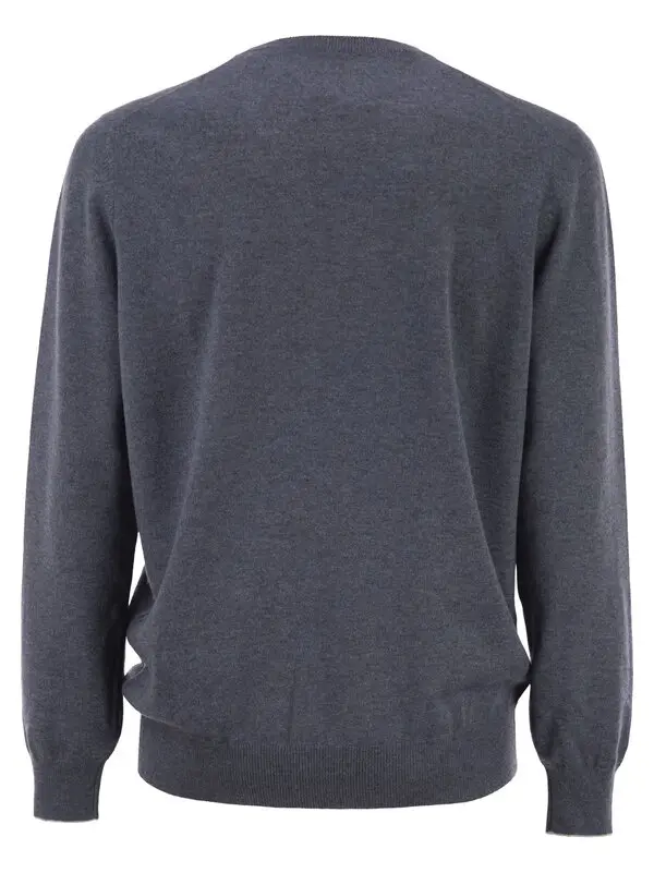 Brunello Cucinelli Pure Cashmere Crew-neck Sweater - Multicolor