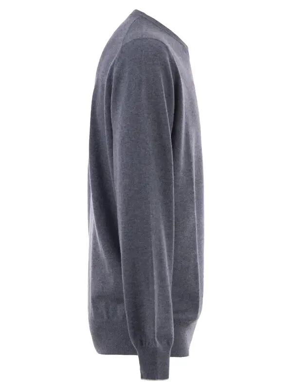 Brunello Cucinelli Pure Cashmere Crew-neck Sweater - Multicolor