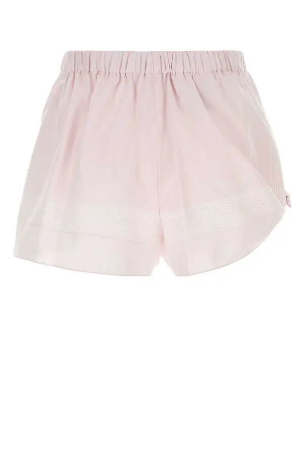 Prada Pastel Cotton Shorts - Pink