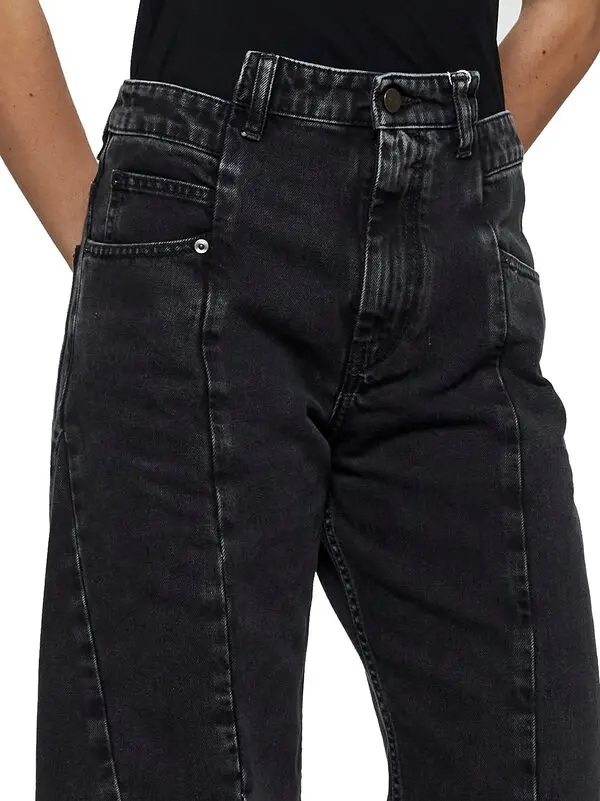 MAISON MARGIELA Decortiqué Wide Leg Jeans - Multicolor