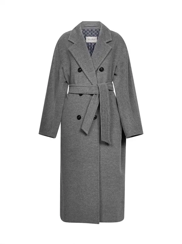 Max Mara Icon Madame Belted Wool Cashmere Coat - Multicolor