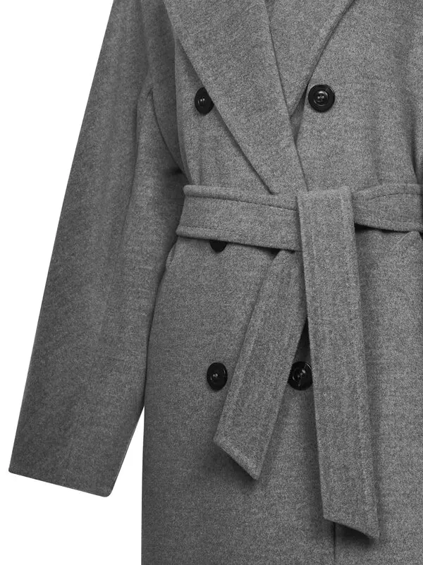Max Mara Icon Madame Belted Wool Cashmere Coat - Multicolor