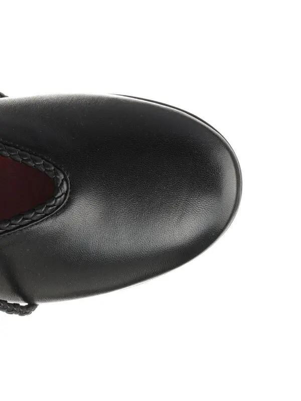 Bottega Veneta Rosa Mary Jane Flats - Black
