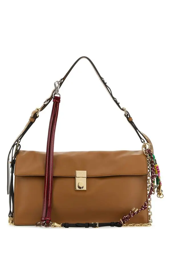Prada Leather Shoulder Bag - Brown