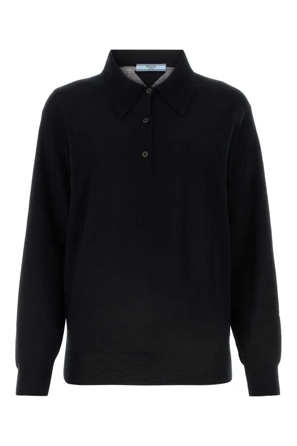 Prada Cashmere Polo Shirt
