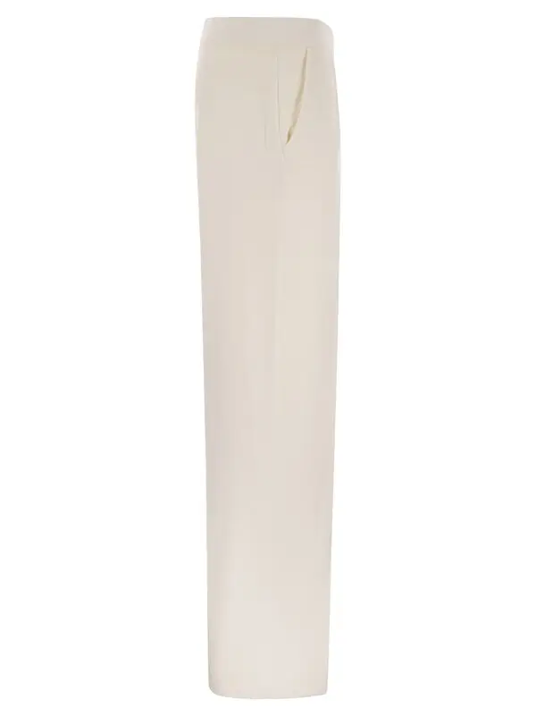 Max Mara Arno Viscose And Wool Trousers