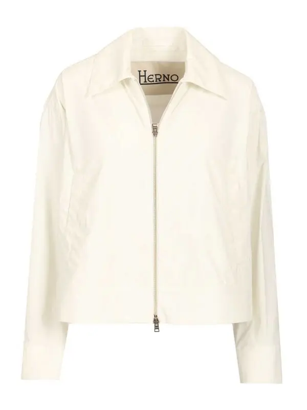 Herno Short Jacket In Stretch Nylon