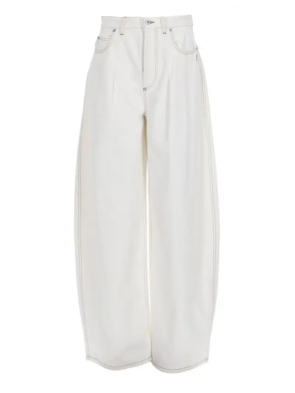 Jacquemus Ovalo Jeans - White