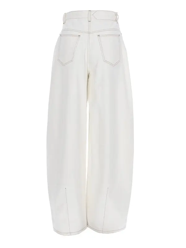 Jacquemus Ovalo Jeans - White