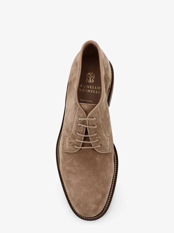 Brunello Cucinelli Suede Lace-up Shoes