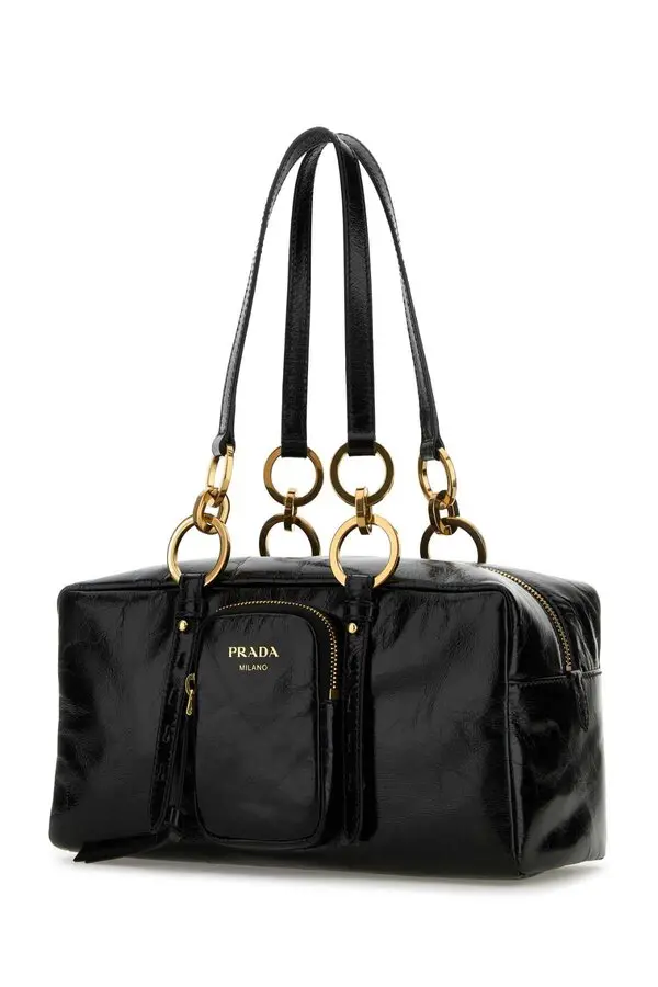 Prada Leather Handbag - Black