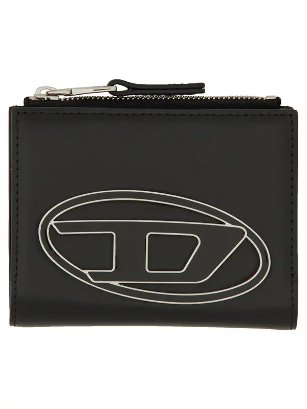 DIESEL® Leather Wallet - Black