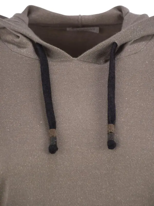 Brunello Cucinelli Sparkling Cashmere And Silk Hoodie