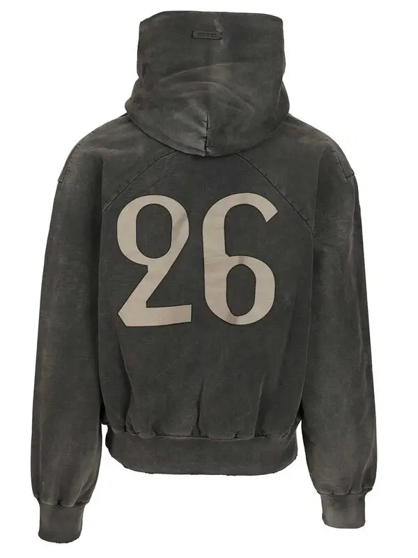 Fear Of God 26 Classic Half Raglan" Hoodie - Black