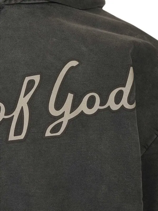 Fear Of God 26 Classic Half Raglan" Hoodie - Black