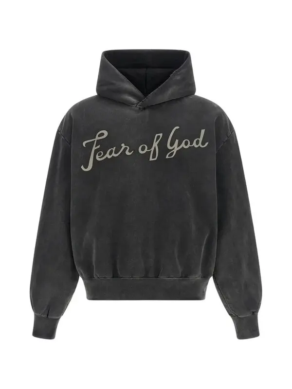Fear Of God 26 Classic Half Raglan" Hoodie - Black