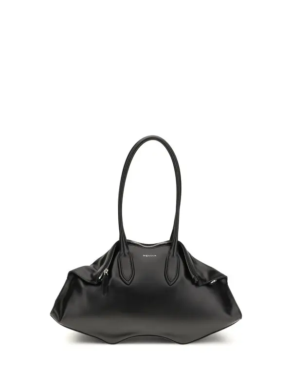Alexander McQueen Manta Shoulder Bag - Black
