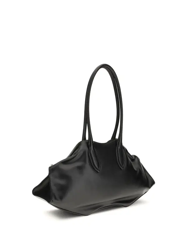 Alexander McQueen Manta Shoulder Bag - Black