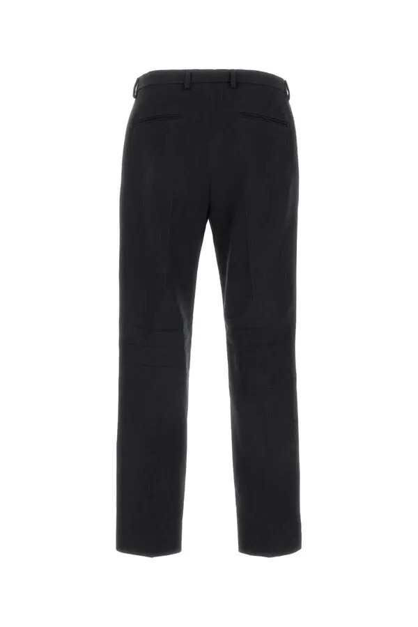 Gucci Charcoal Wool Tailored Trousers