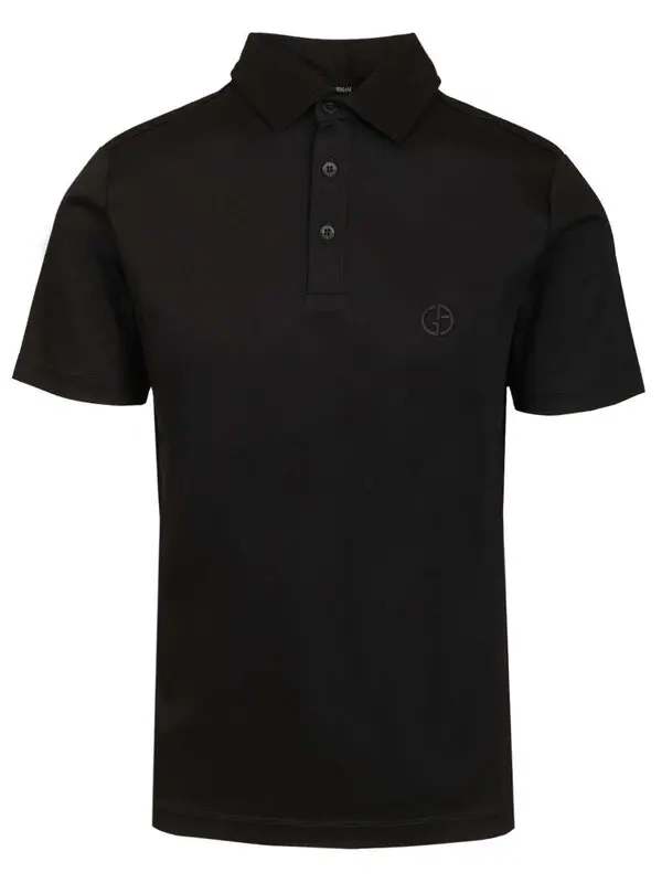 Giorgio Armani Cotton Interlock Polo Shirt