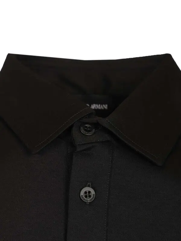 Giorgio Armani Cotton Interlock Polo Shirt