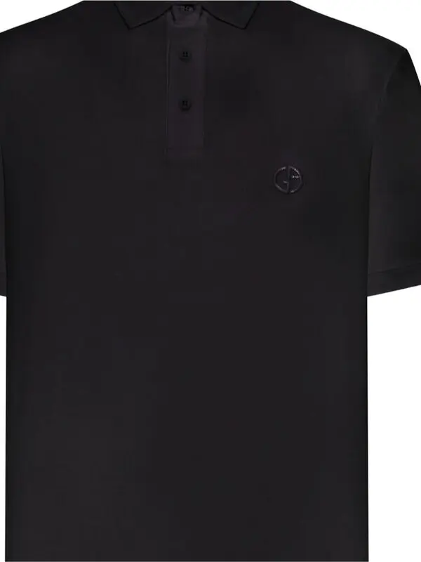 Giorgio Armani Cotton Interlock Polo Shirt