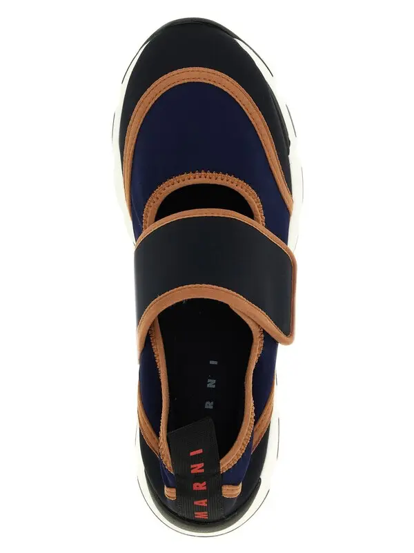 Marni Running Mary Jane Sneakers - Blue