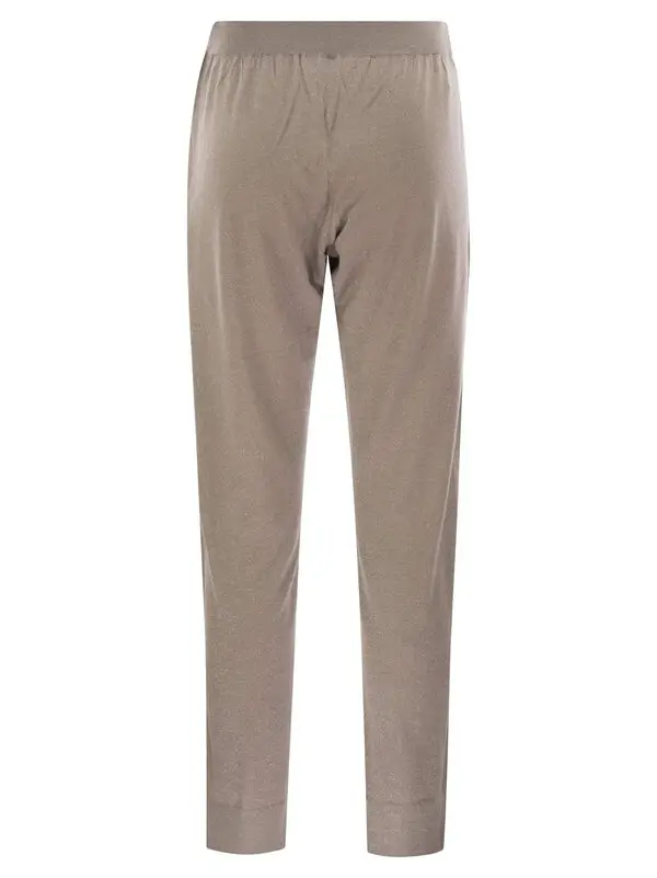 Brunello Cucinelli Sparkling Lightweight Cashmere And Silk Trousers