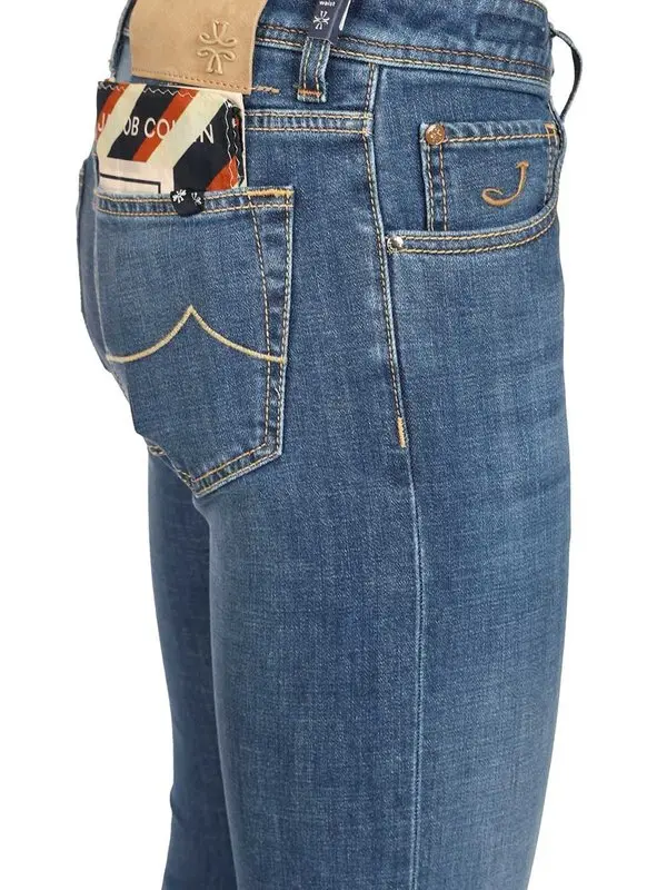 Jacob Cohen Slim Fit Five-pocket Jeans - Blue