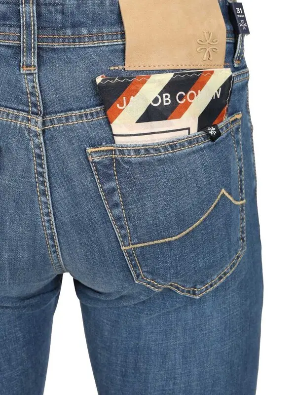 Jacob Cohen Slim Fit Five-pocket Jeans - Blue